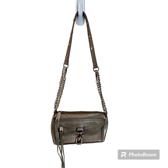 Rebecca Minkoff | Bags | Rebecca Minkoff Mini Mac Gold Metallic Purse ...
